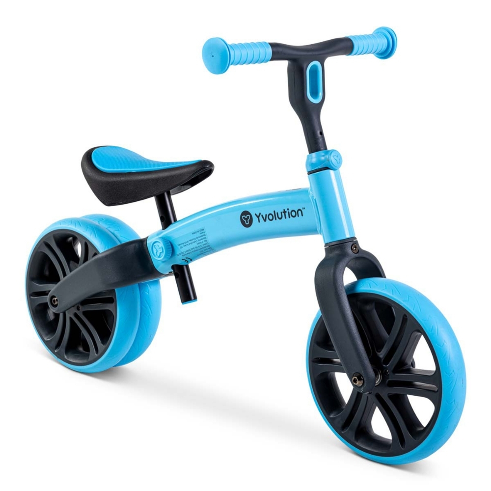 YVOLUTION BICICLETA DE BALANCE VELO JUNIOR AZUL, 18 A 36 MESES