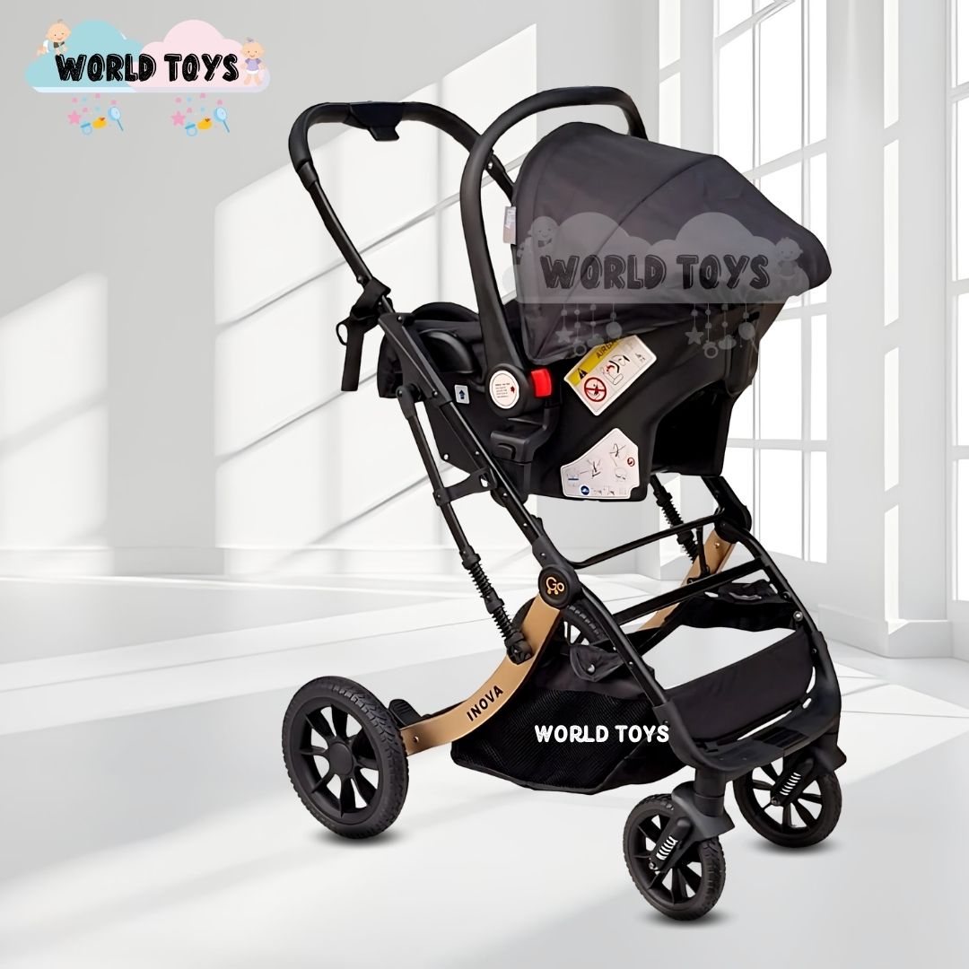 COCHE MOISÉS TRAVEL SYSTEM «INOVA PRO» DE LUJO PINK