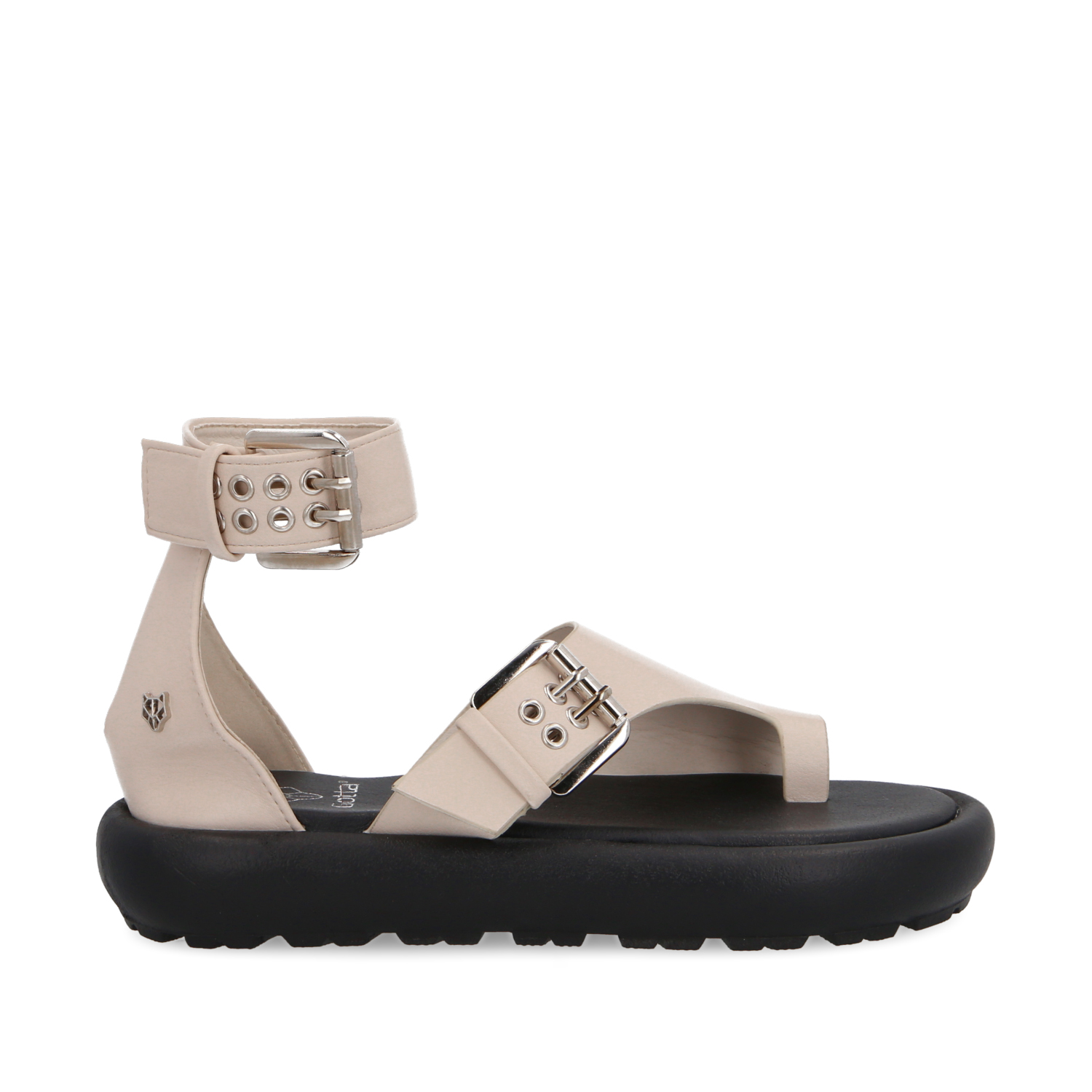 Ripley - SANDALIA PLANA CREMA MUJER 33722 GOTTA
