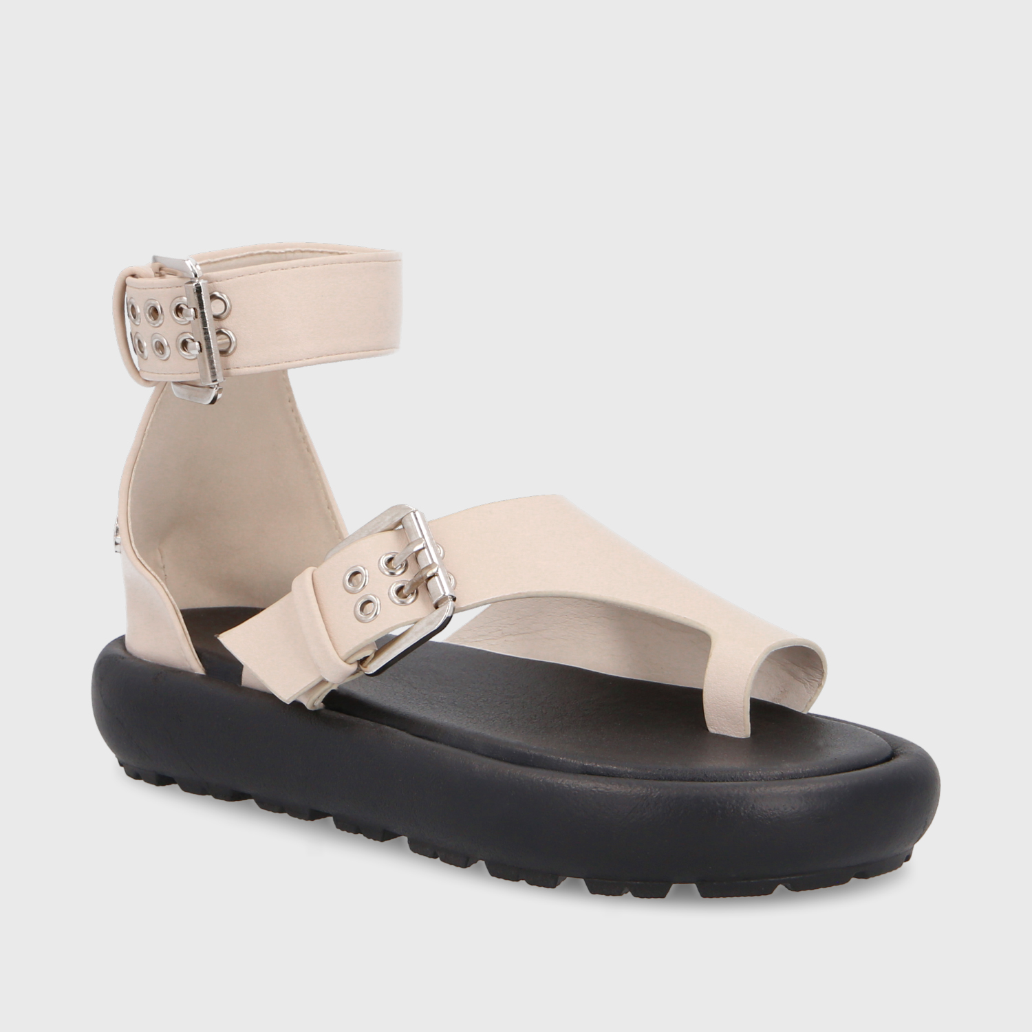 Ripley - SANDALIA PLANA CREMA MUJER 33722 GOTTA