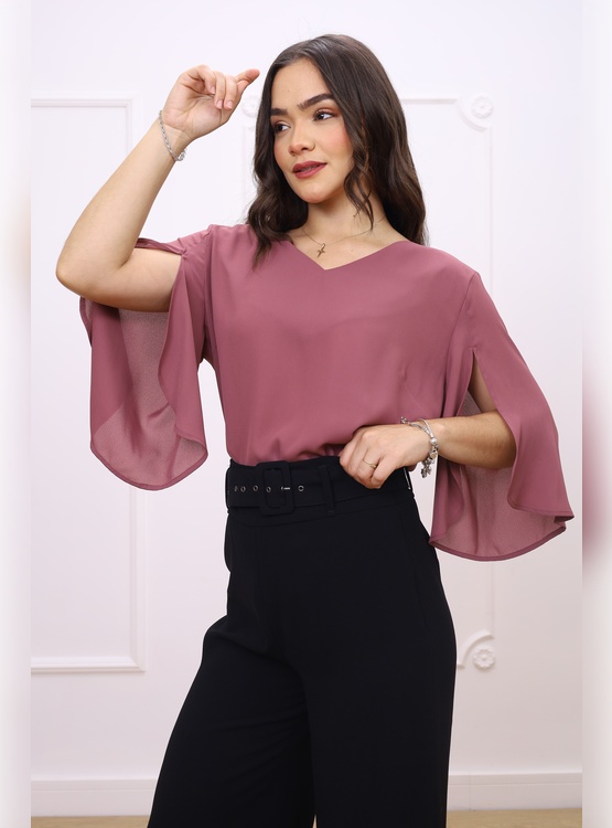 BLUSA LE MAGNIFIQUE PARA MUJER GLAMOUR SEDA