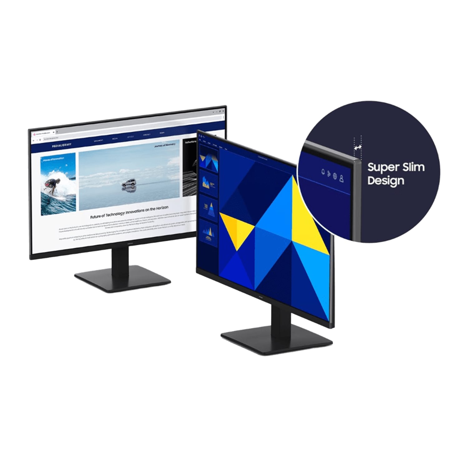 SAMSUNG MONITOR PLANO ESSENTIAL S3 DE 24 PULGADAS IPS FHD 1920 X 1080 NEGRO