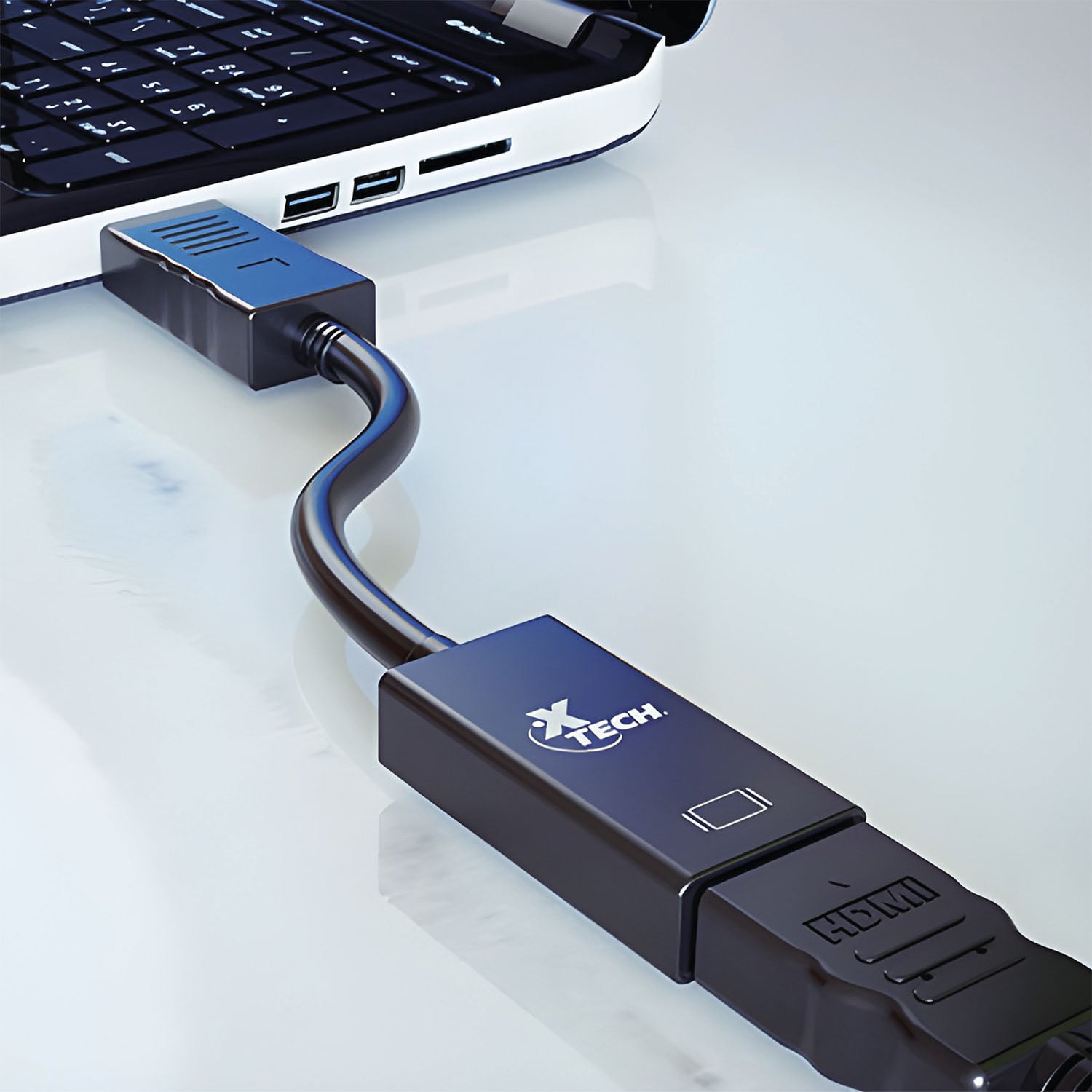 Ripley - XTECH ADAPTADOR DISPLAYPORT MACHO A HDMI HEMBRA XTC-378