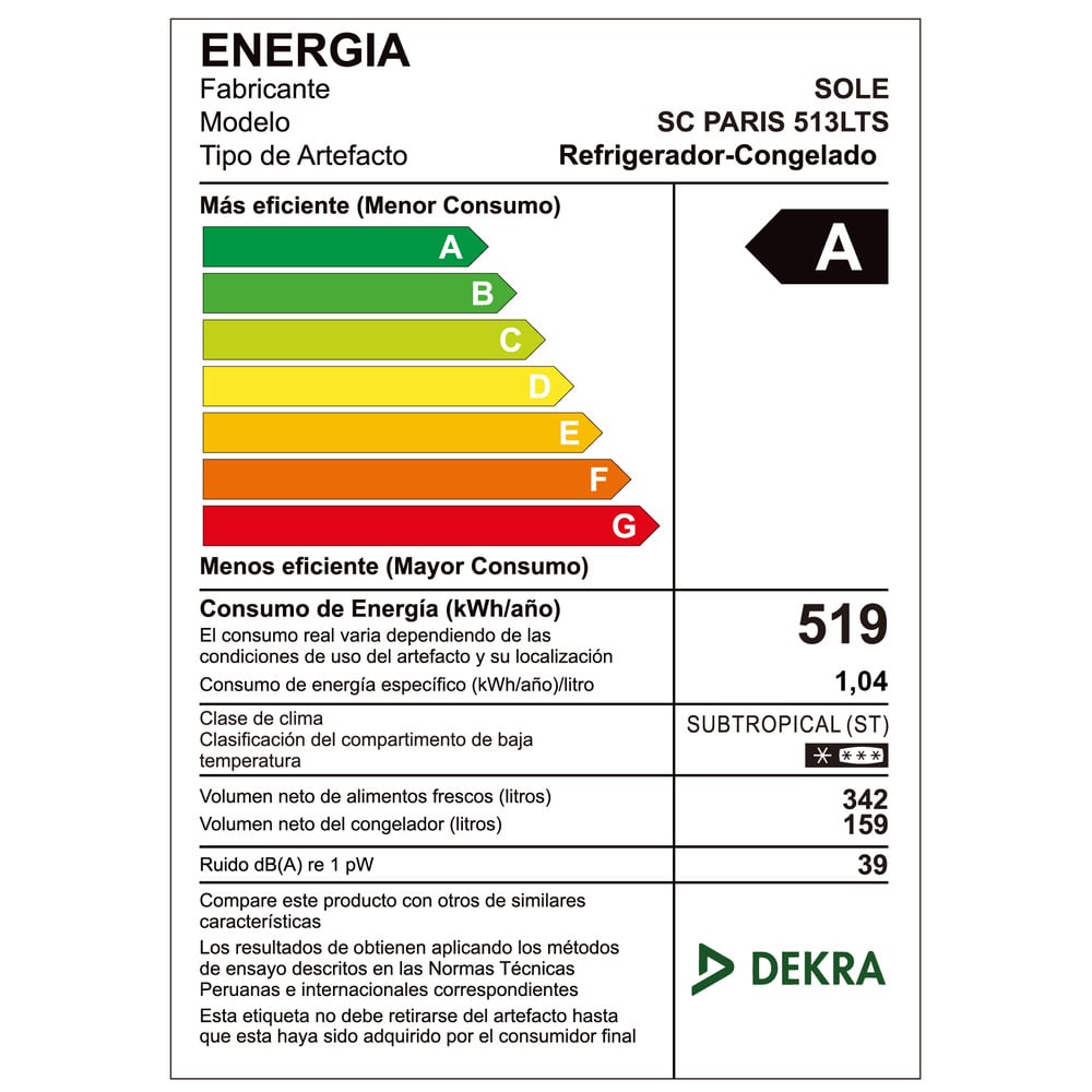REFRIGERADORA SOLE SIDE BY SIDE NO FROST 3120SOLREF513INOX SBS PARIS SC ...