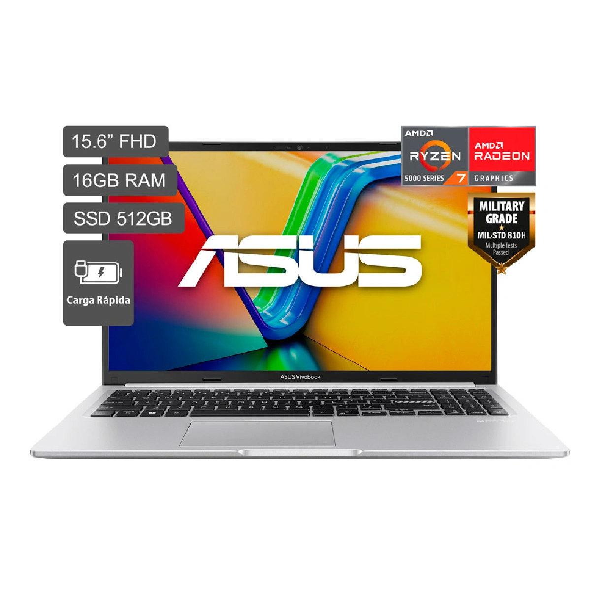 LAPTOP ASUS VIVOBOOK 15 M1502YA-NJ572W M.2 NVME PCIE 3.0 FHD AMD RYZEN ...