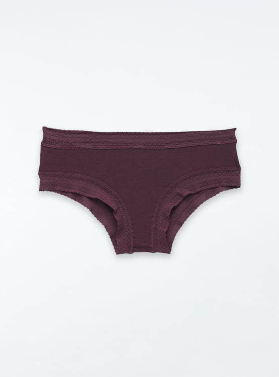 CALZÓN INDEX PARA MUJER ALGODÓN HI CUT TT-PINK CHEEKY SÓLIDO