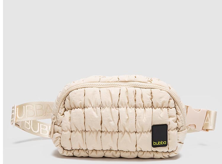 CANGURO BUBBA BAGS QUILTED HUESO