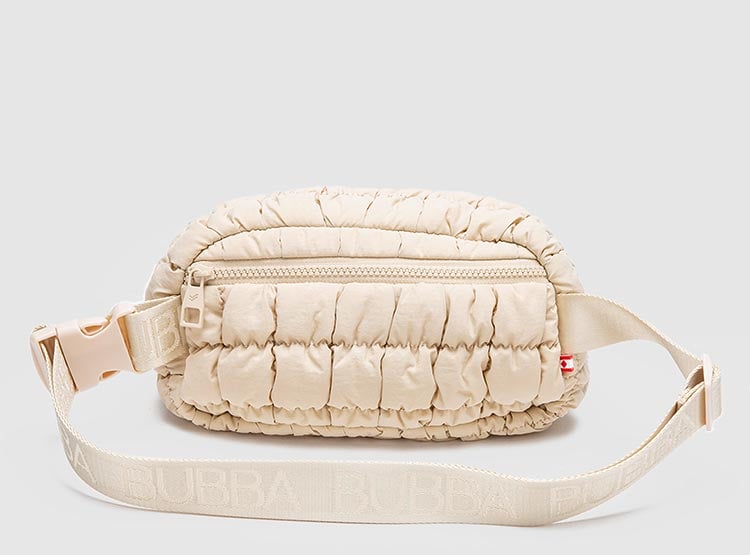 CANGURO BUBBA BAGS QUILTED HUESO