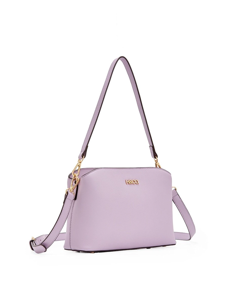 CARTERA CROSSBODY H&CO. 7268 LILA T/U