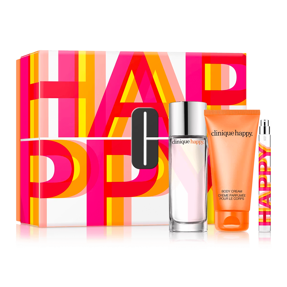 SET TRATAMIENTO CORPORAL CLINIQUE FRAGANCIA HAPPY HAPPY BODY CREAM 75 ...