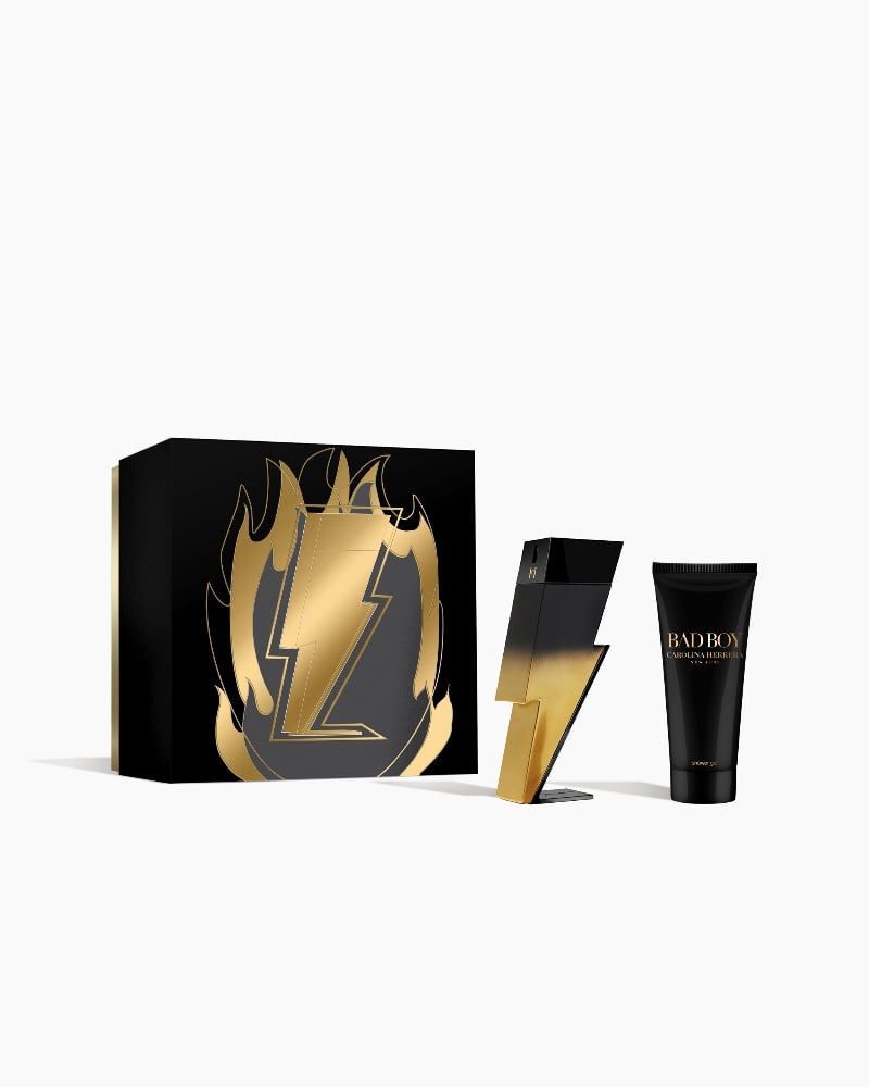 SET PERFUME CAROLINA HERRERA BAD BOY EXTREME HOMBRE 100ML + SHOWER GEL ...