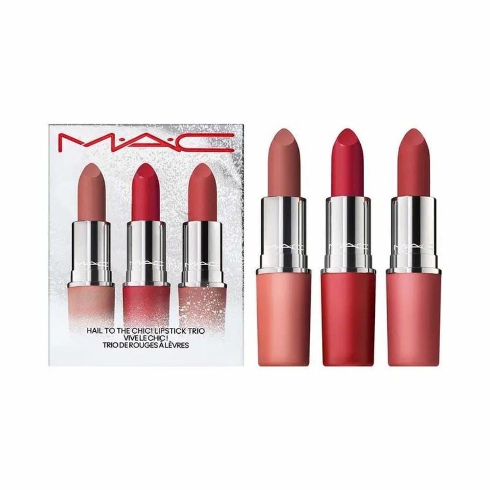 SET LABIALES MAC TRIO HAIL TO THE CHIC