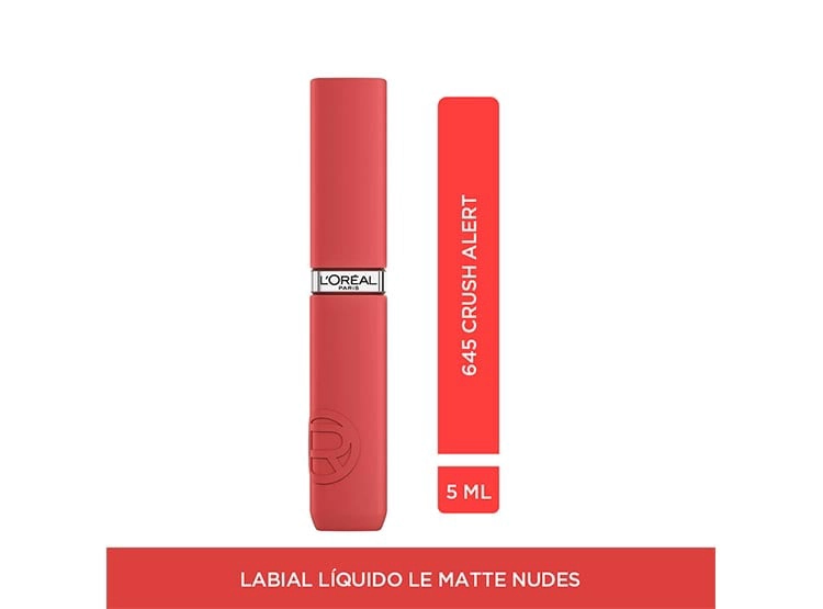 LABIAL LOREAL PARIS LIQUIDO MATTE INFALLIBLE: CRUSH ALERT TONO 645