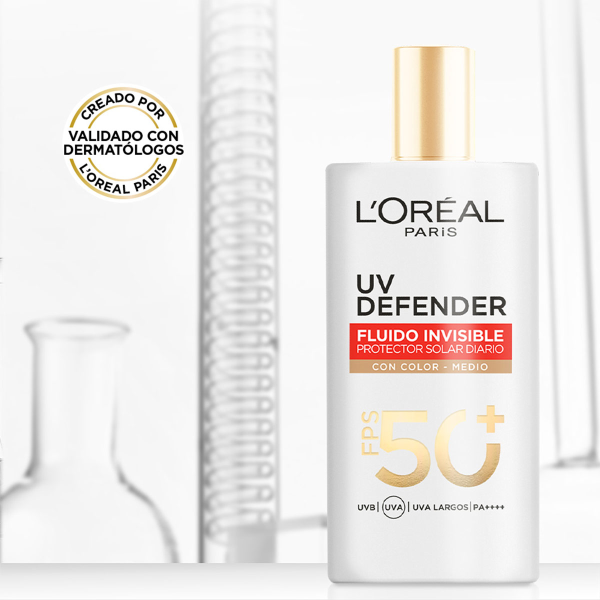 PROTECTOR SOLAR LOREAL UV DEFENDER FLUIDO INVISIBLE MEDIO 40 GR