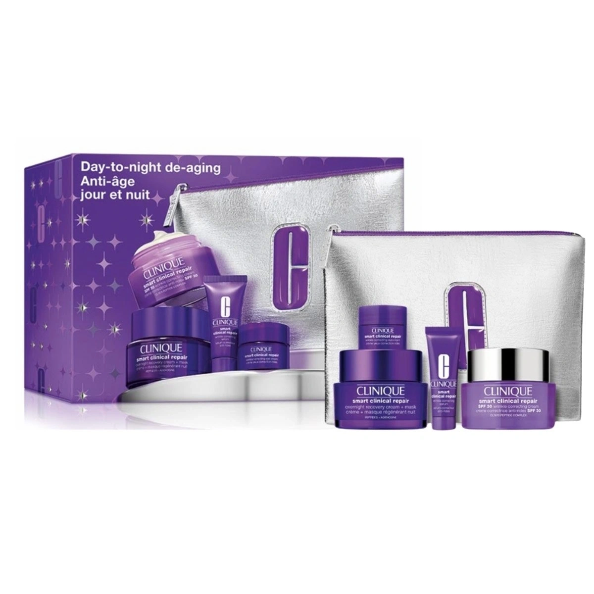 SET CLINIQUE ANTIEDAD SMART - DAY-TO-NIGHT DE-AGING