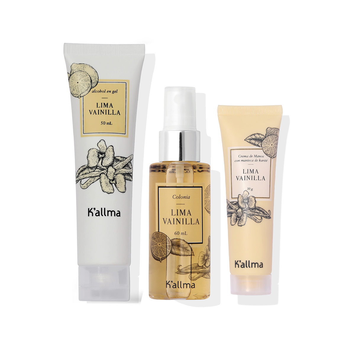 PACK KALLMA TRAVEL LIMA VAINILLA