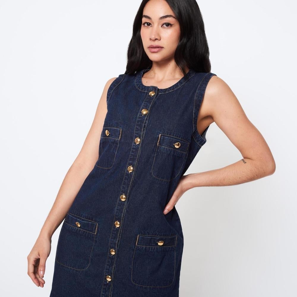 Ripley - VESTIDO CORTO MUJER MENTHA Y CHOCOLATE GINA