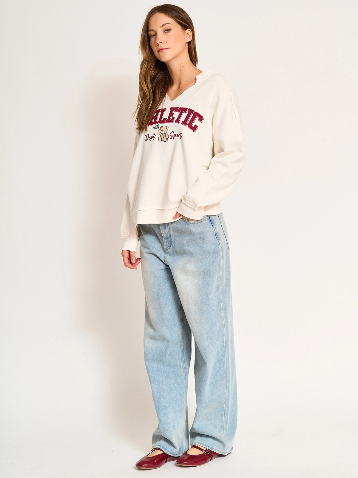 POLERA MUJER INDEX CREMA EMARGA