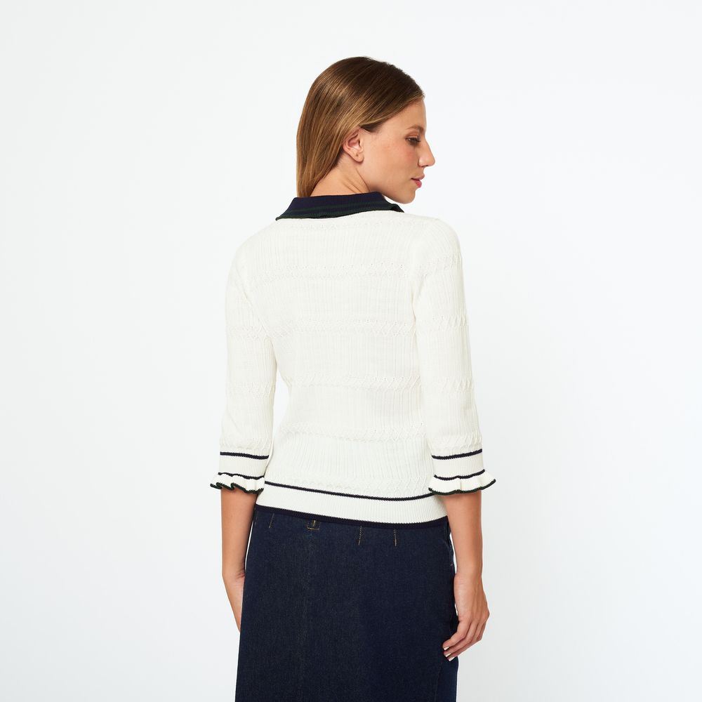 Ripley - POLO MUJER MENTHA Y CHOCOLATE JOSS
