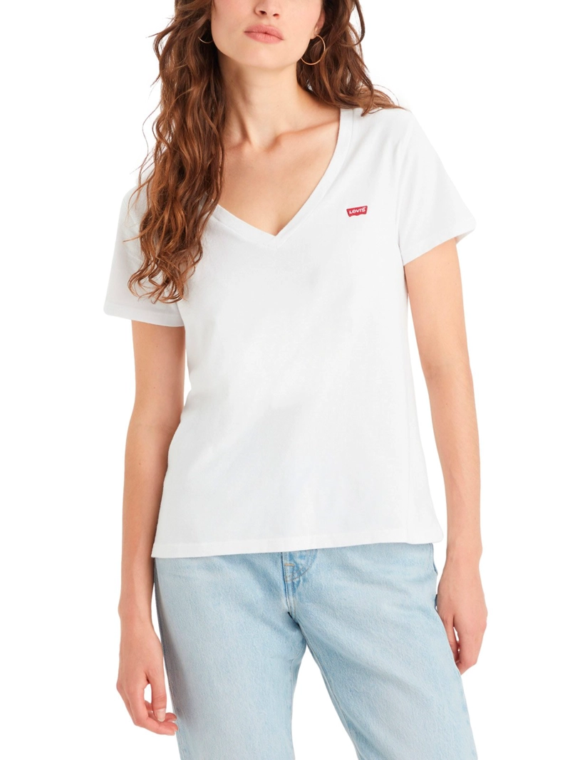 POLO ALGODÓN MUJER LEVI'S CUELLO EN V