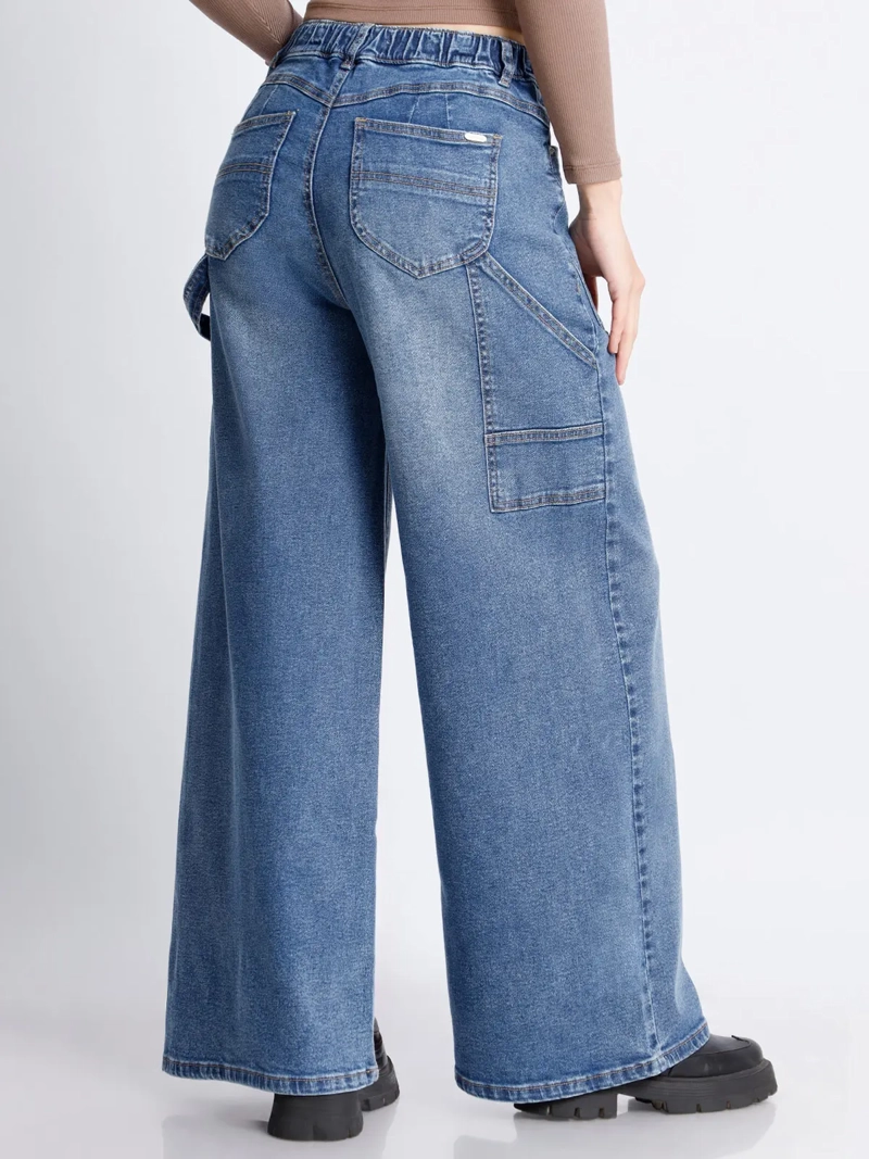 JEANS ALGODÓN WIDELEG MUJER KANSAS MERCEDES