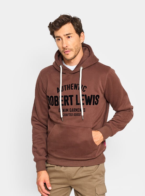 POLERA HOMBRE ROBERT LEWIS BRANI-M2 HOODIE