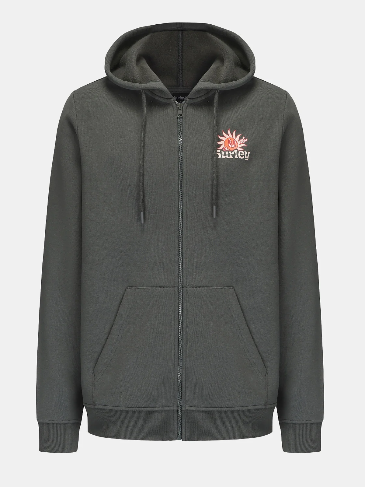 CASACA MANGA LARGA ALGODÓN HOMBRE HURLEY VERDE OSCURO CHILL SUN