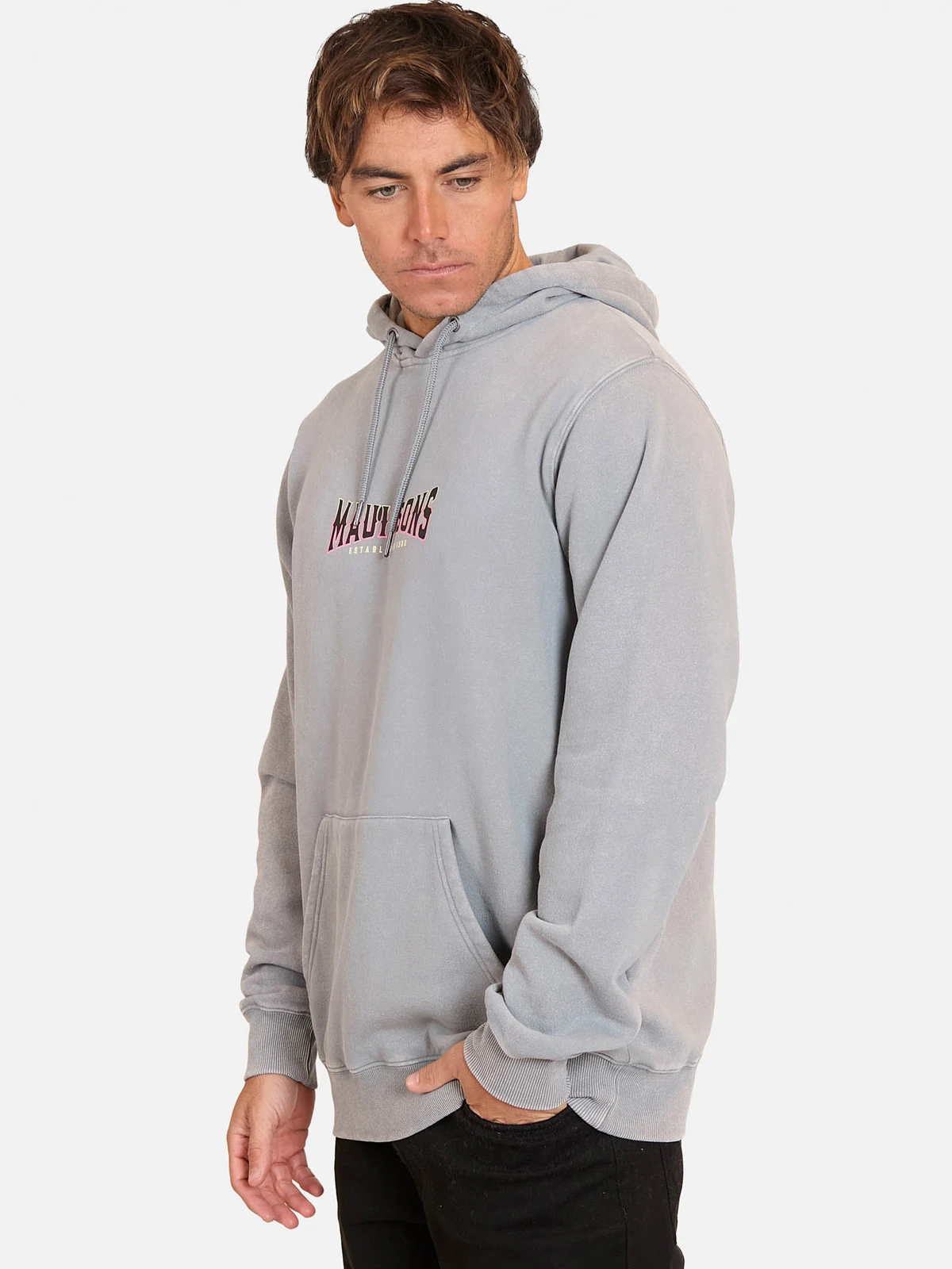 POLERA MANGA LARGA ALGODÓN HOMBRE MAUI AND SONS 5O777 CANGURO