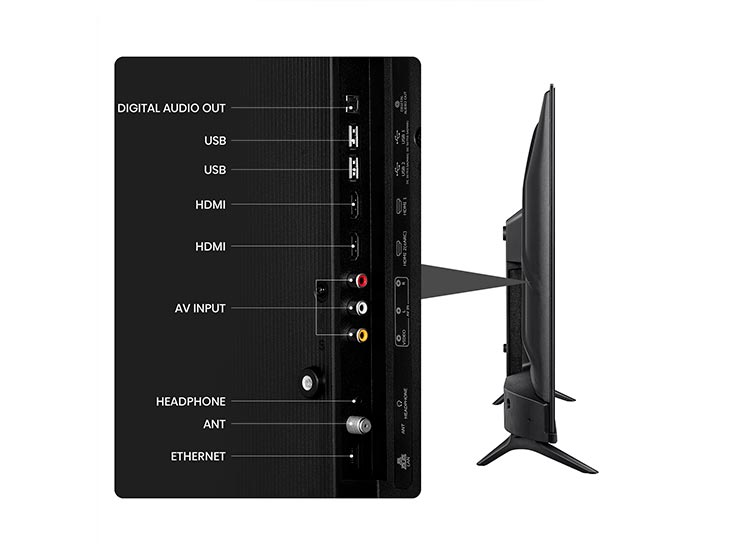 TELEVISOR SMART TV HISENSE FULL HD 40" 40A4K
