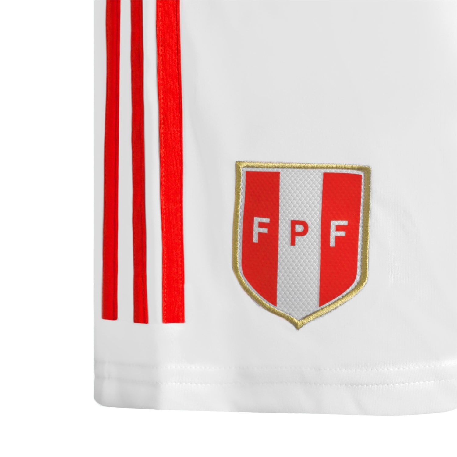 SHORT FÚTBOL UNISEX ADIDAS GC4235 LOCAL JUNIOR SELECCIÓN PERUANA 2023 ROJO