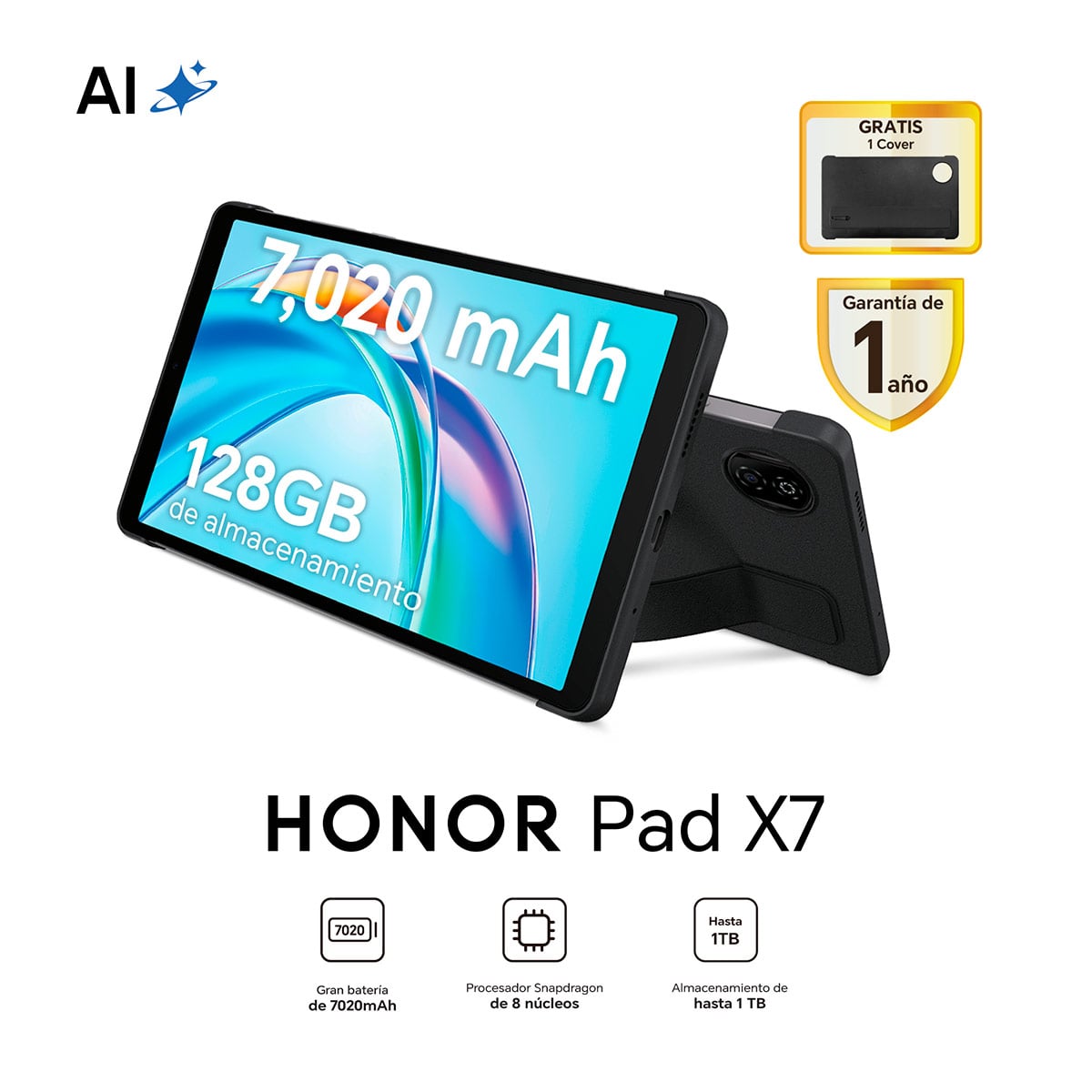 TABLET HONOR PAD X7 8.7” 128GB