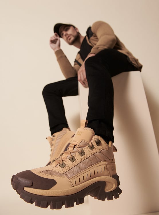 Ripley - BOTINES HOMBRE CATERPILLAR BEIGE P110470 INTRUDER MID