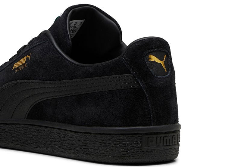 ZAPATILLAS HOMBRE PUMA NEGRO SUEDE CLASSIC CUERO