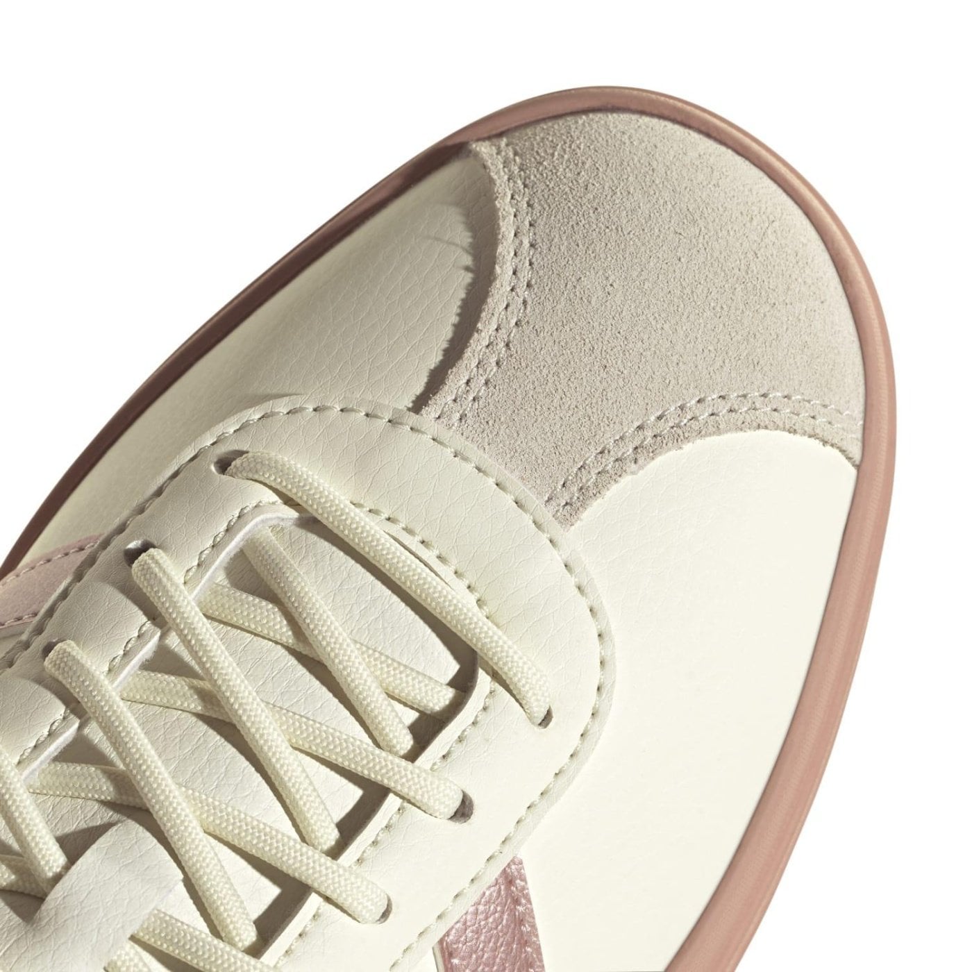 ZAPATILLAS MUJER ADIDAS URBANAS BEIGE VL COURT BOLD CUERO