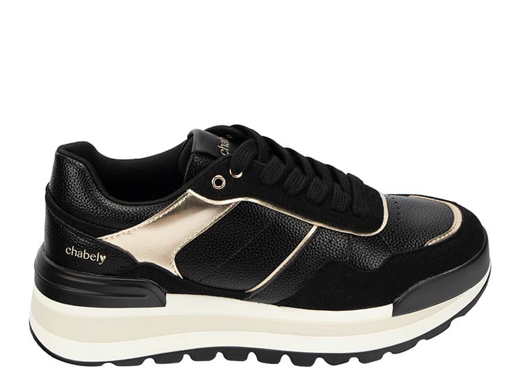 Ripley - ZAPATILLAS MUJER CHABELY URBANAS NEGRO 2YZ07700001