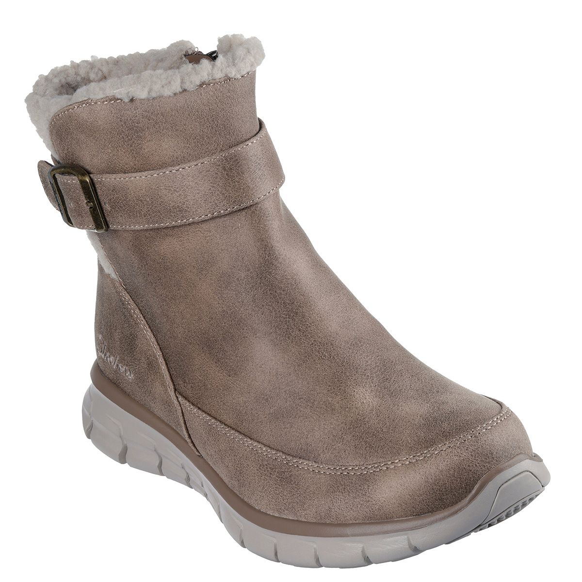 BOTINES MUJER SKECHERS GRIS SYNERGY