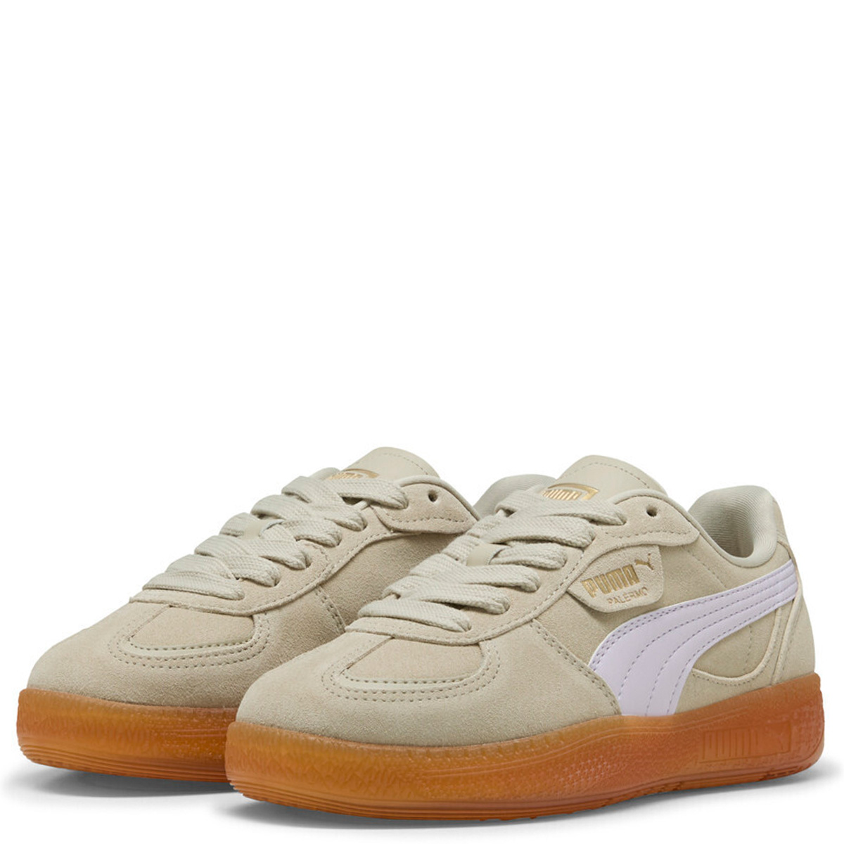 ZAPATILLAS MUJER PUMA URBANAS BEIGE PALERMO MODA XTRA GUM WNS CUERO