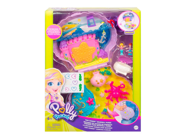 ACCESORIO MUÑECA POLLY POCKET GXC95 ESTUCHES BOLSA