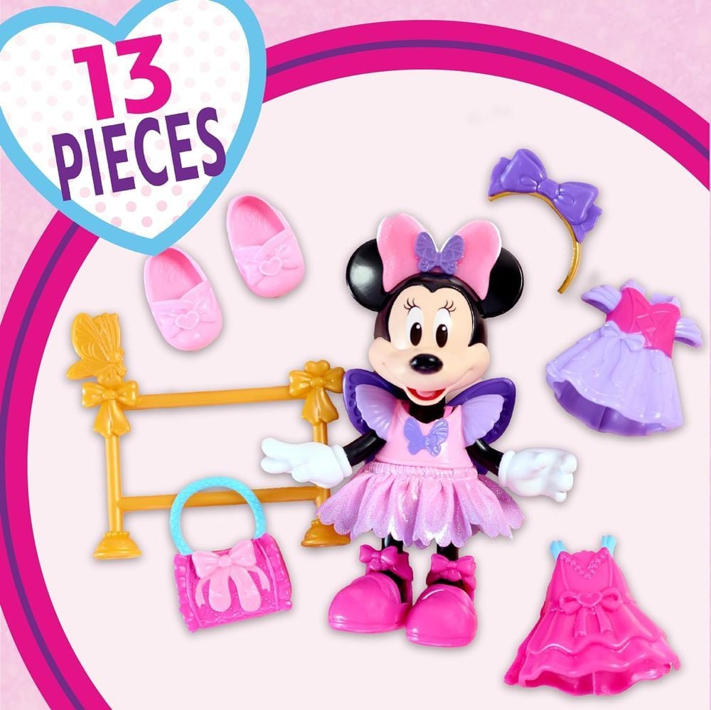 MUÑECA MINNIE MOUSE CON ACCESORIOS