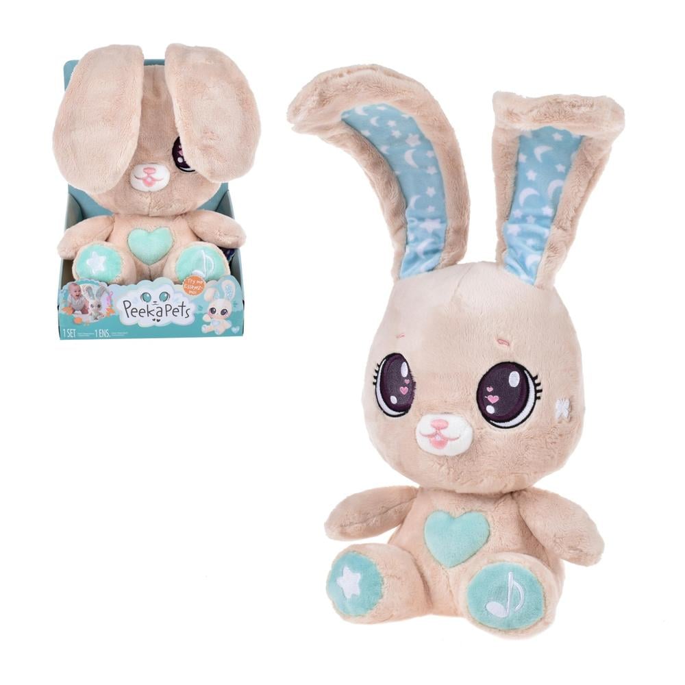 CONEJO DE PELUCHE PEEK A BOO ELECTRONICO DE 29 CMS PEEKAPETS