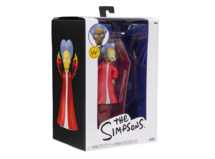FIGURA COLECCIONABLE LOS SIMPSONS MR. BURNS VAMPIRO 13 CM