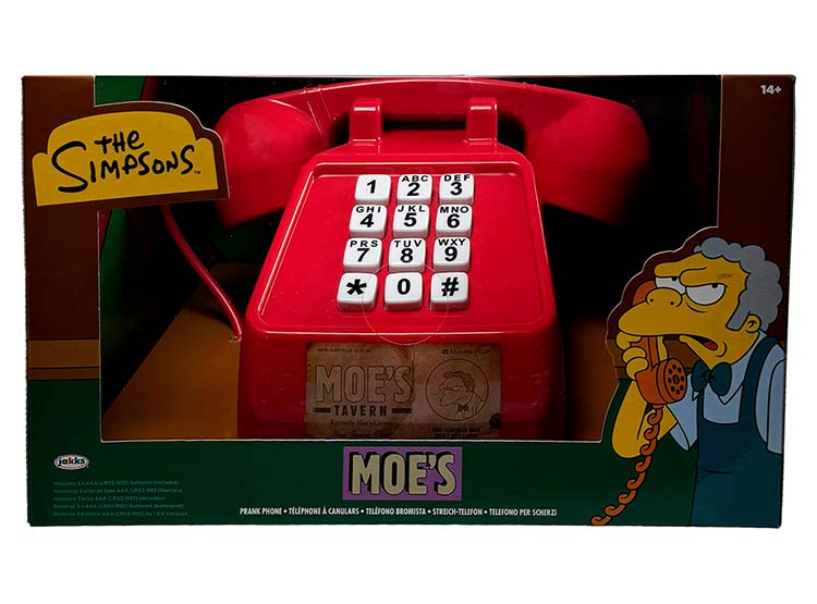 FIGURA COLECCIONABLE LOS SIMPSONS TELÉFONO DE LA TABERNA DE MOE