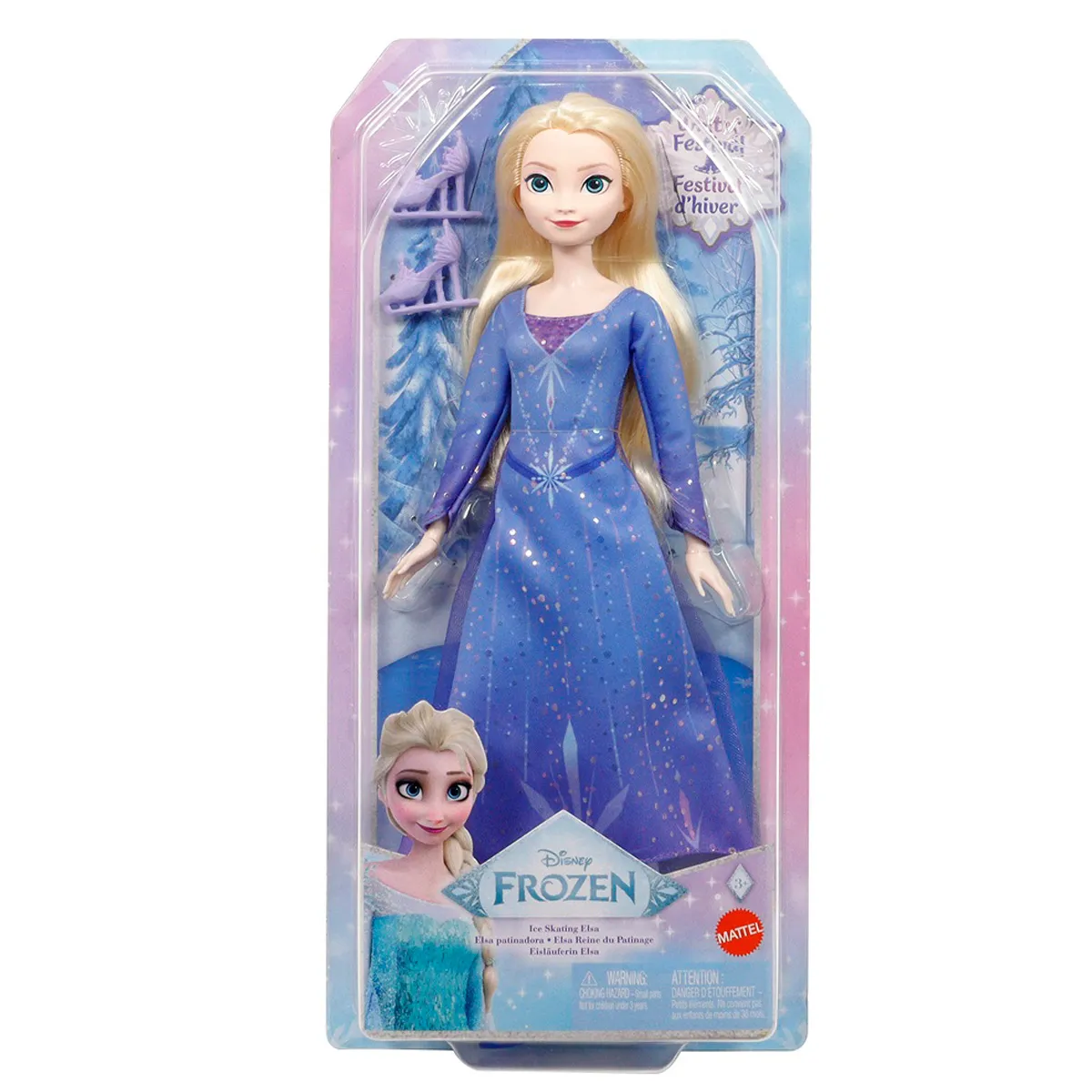 JUGUETE DISNEY FROZEN ELSA PATINAJE SOBRE HIELO JBG53