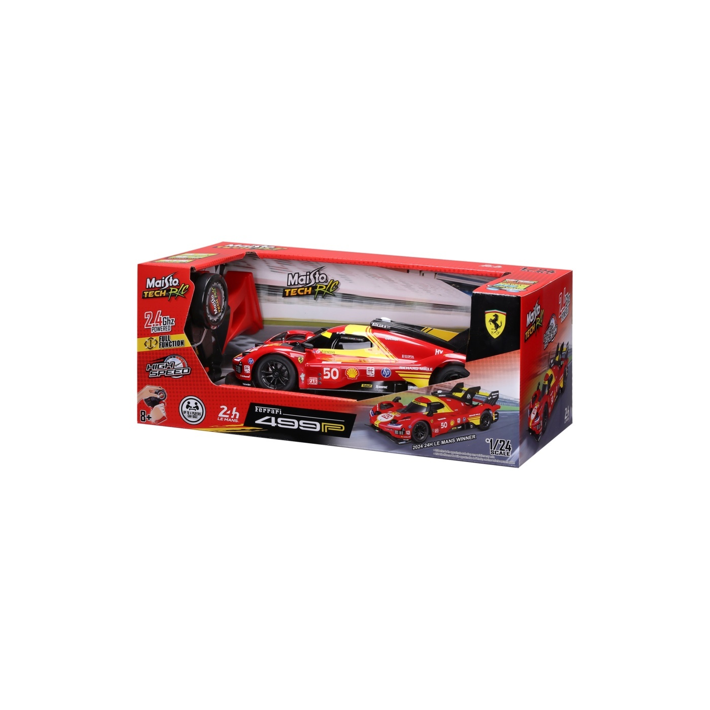 F1 AUTO FERRARI 499P (2024) 1:24 RADIO CONTROLADO