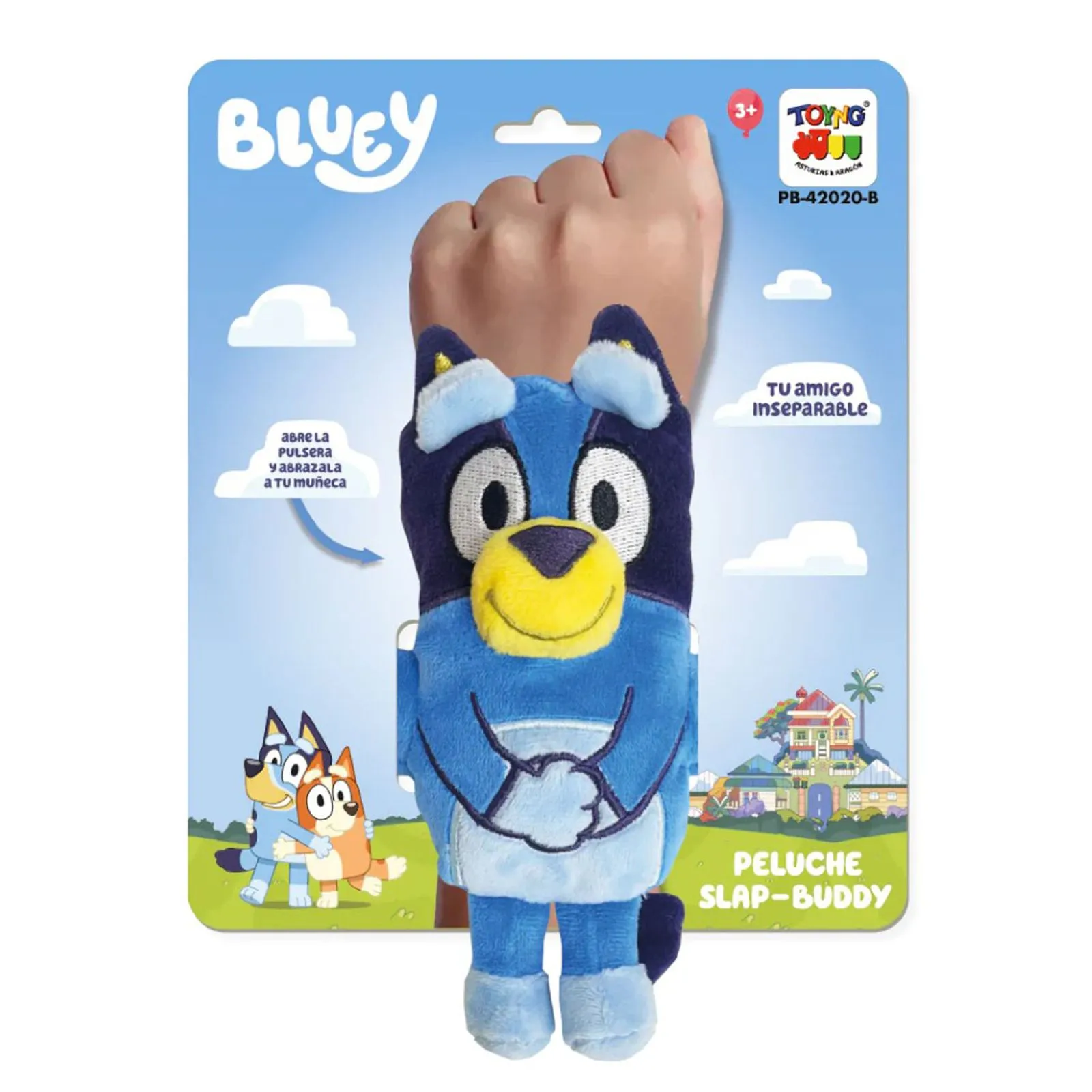 PELUCHE SLAP-BUDDY 20 CM BLUEY