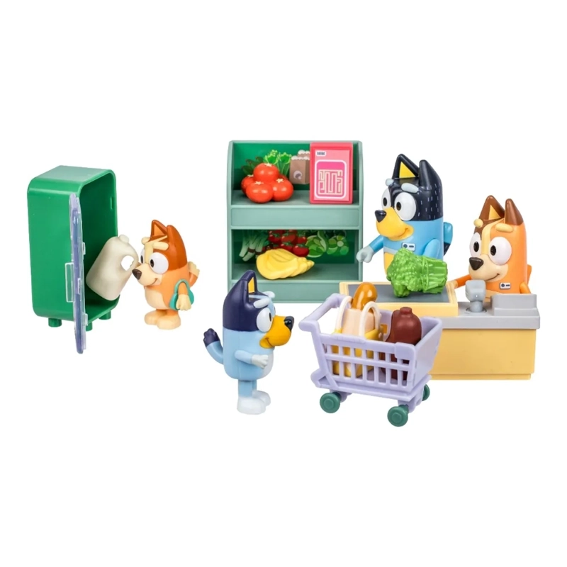 SET DE JUEGO BLUEY VIAJE DE COMPRAS