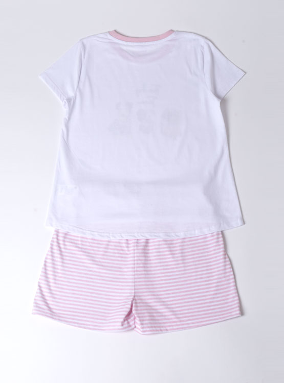 Ripley - PIJAMA NIÑA INDEX ROSADO MATE PASEO