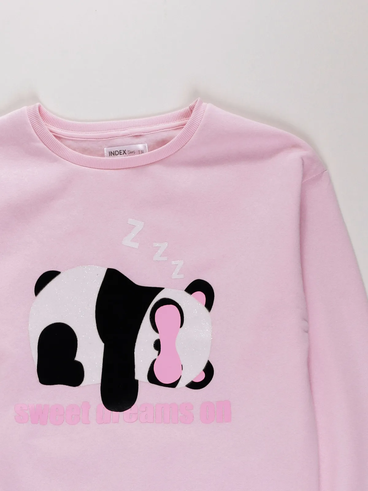 Ripley - PIJAMA FRANELA NIÑA INDEX ROSADO MATE PANDA