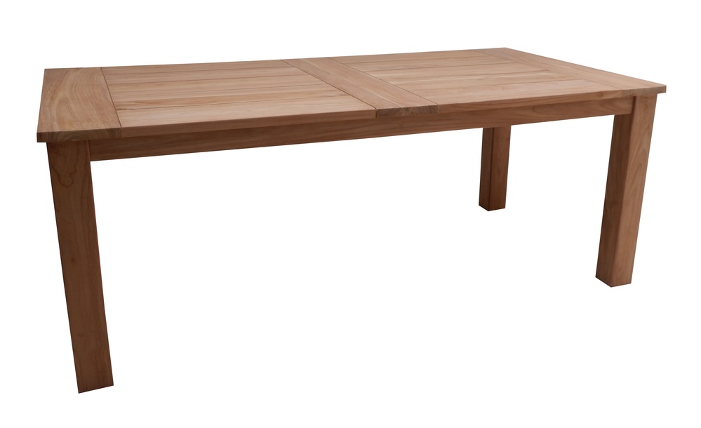 MESA TERRAZA RIPLEY HOME TEKA MADERA NATURAL 180 X 100 CM