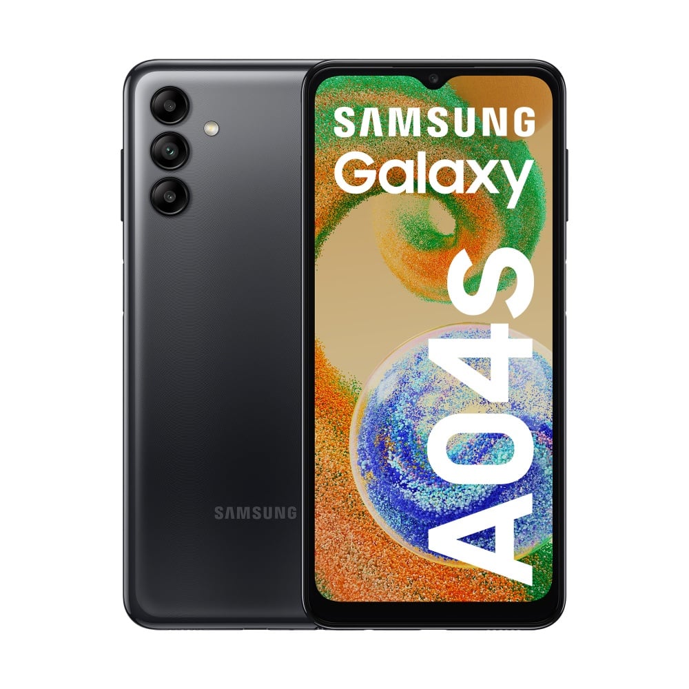 CELULAR SAMSUNG GALAXY A04S 64GB 3GB RAM 50MP + 2MP + 2MP 6.5" NEGRO